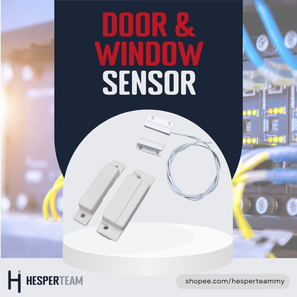 RELIABLE Wired Magnetic Door Sensor for Burglar Alarm System | Shopee ...