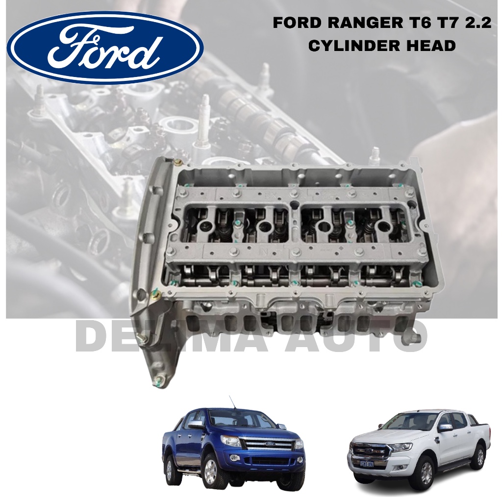 Ford RANGER T6 T7 Complete CYLINDER HEAD P4AT 2.2L 16V / MAZDA BT-50 2. ...