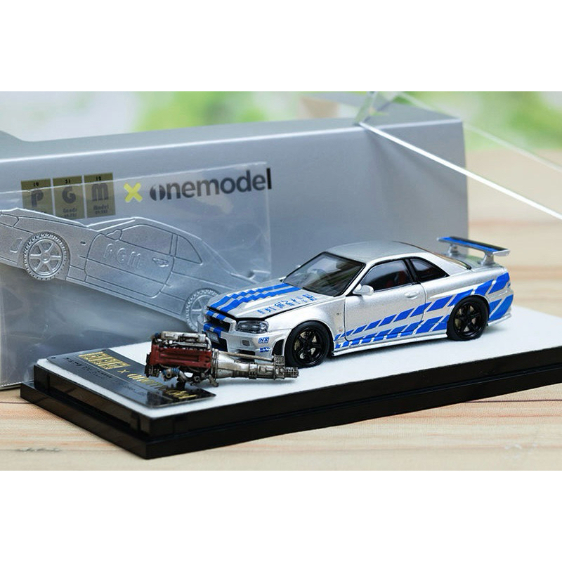 PGM x One Model 1/64 Nissan Skyline GT-R (R34) Z-Tune - Fast And Furios ...