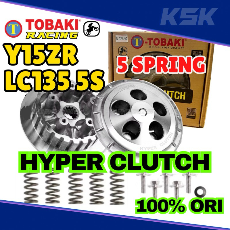 100% ORI TOBAKI RACING HYPER CLUTCH Y15ZR LC135 5S Y15 LC 5S CLUTCH Y15 ...