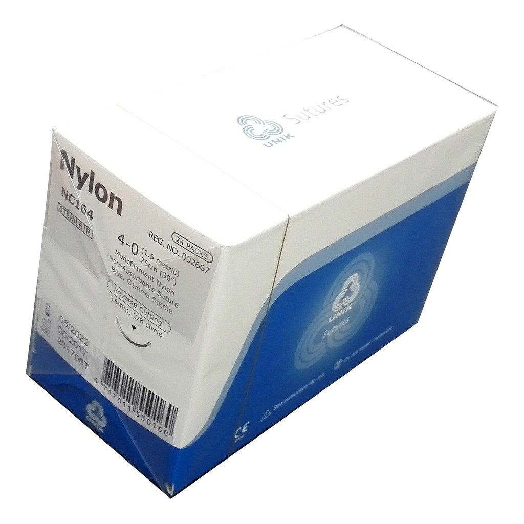 NYLON SUTURE 4/O , UNIK SURGICAL MEDICAL USE- | Shopee Malaysia