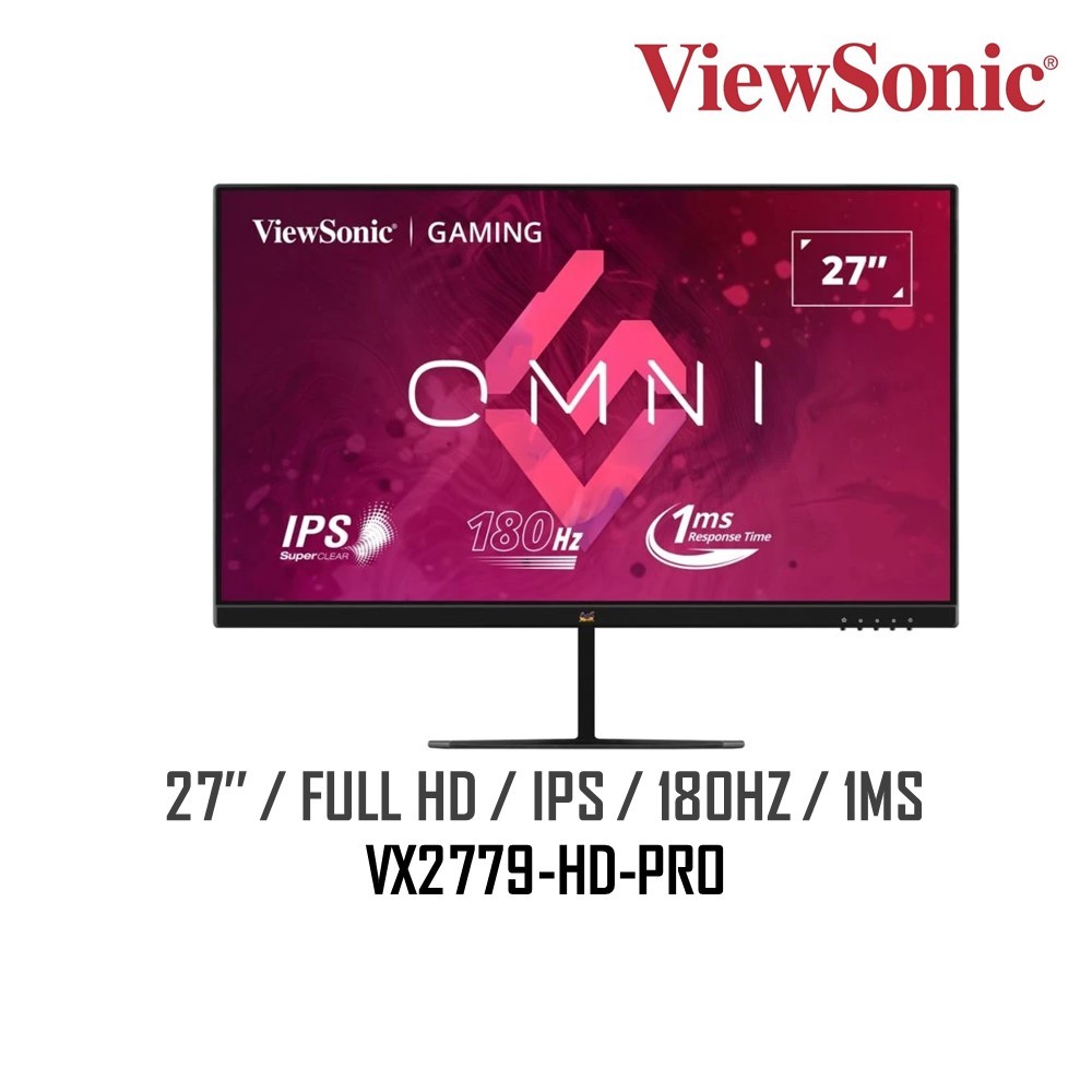 VIEWSONIC VX2779-HD-PRO 27" IPS 180HZ 1MS FHD MONITOR | Shopee Malaysia