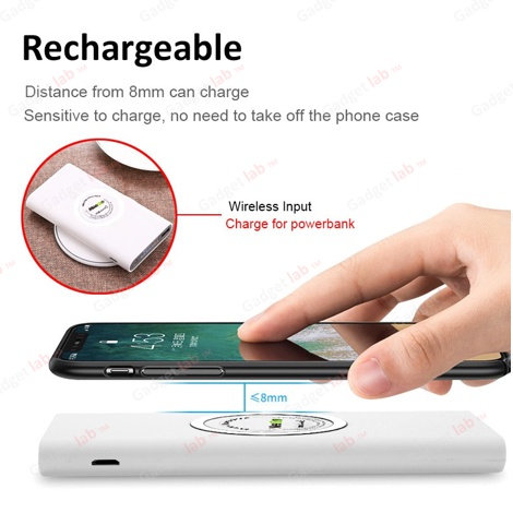 10,000mAH🔥Original Power Bank Wireless powerbank Fast Charger USB LED ...