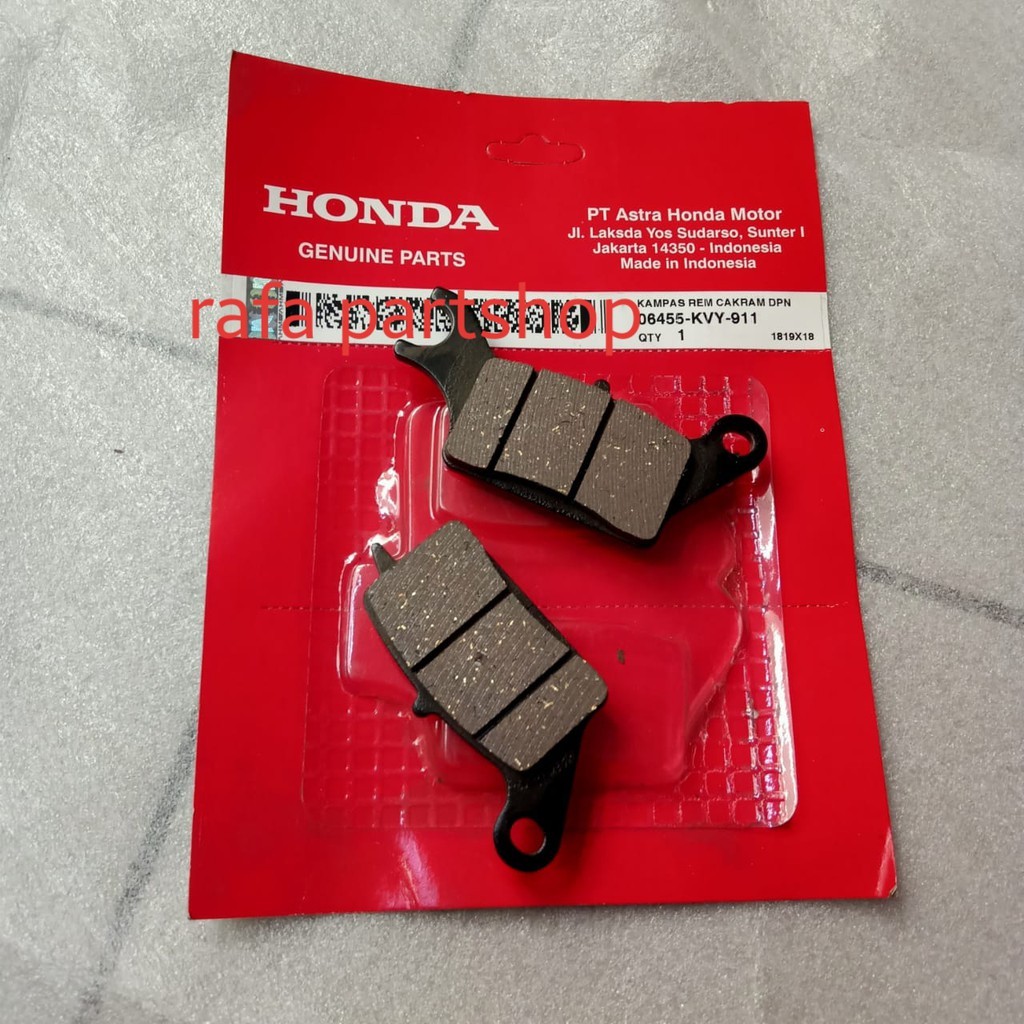 HONDA BEAT V2 FRONT DISC PAD ORIGINAL THAILAND // BEAT110-FI BEAT NEW ...