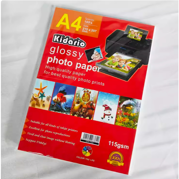 KIDARIO A4 Glossy Photo Paper 115gsm | Shopee Malaysia