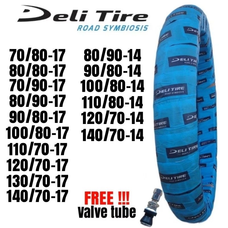 Deli tyre tayar 70 / 90 - 17 80 / 90 - 17 70/90 80/90 100 80 100/80 110 ...