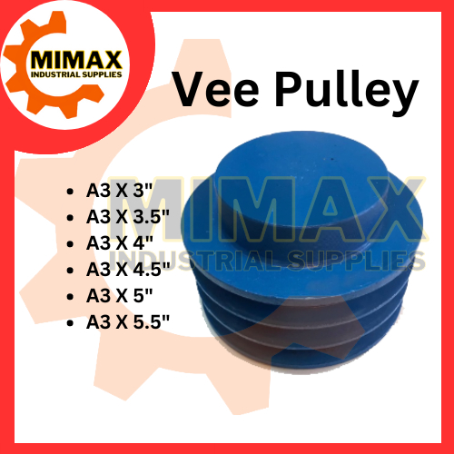 A3 x 3'' ~ A3 x 5.5'' Vee Pulley ( Heavy Duty Pulley ) | Shopee Malaysia