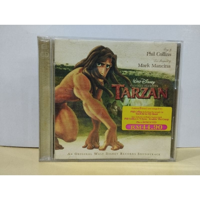 (CD+VCD) TARZAN Walt Disney Record Original Soundtrack Album | Shopee Malaysia