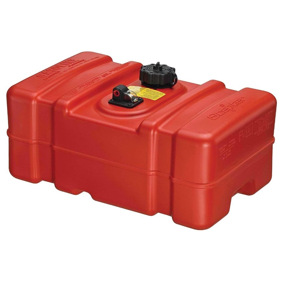 Scepter Rectangular Jerry Can Fuel Tank 34 Litres 9 Gallon Red (Petrol ...