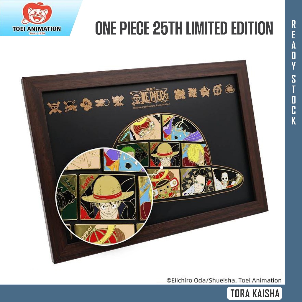 [TORA KAISHA] ONE PIECE Metal Badge Set Limited Edition 25TH ...
