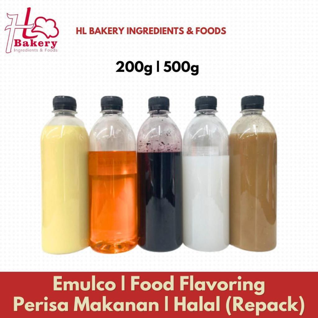 EMULCO FOOD FLAVORING | PERISA MAKANAN REPACK 200GRAM /500GRAM | Shopee ...