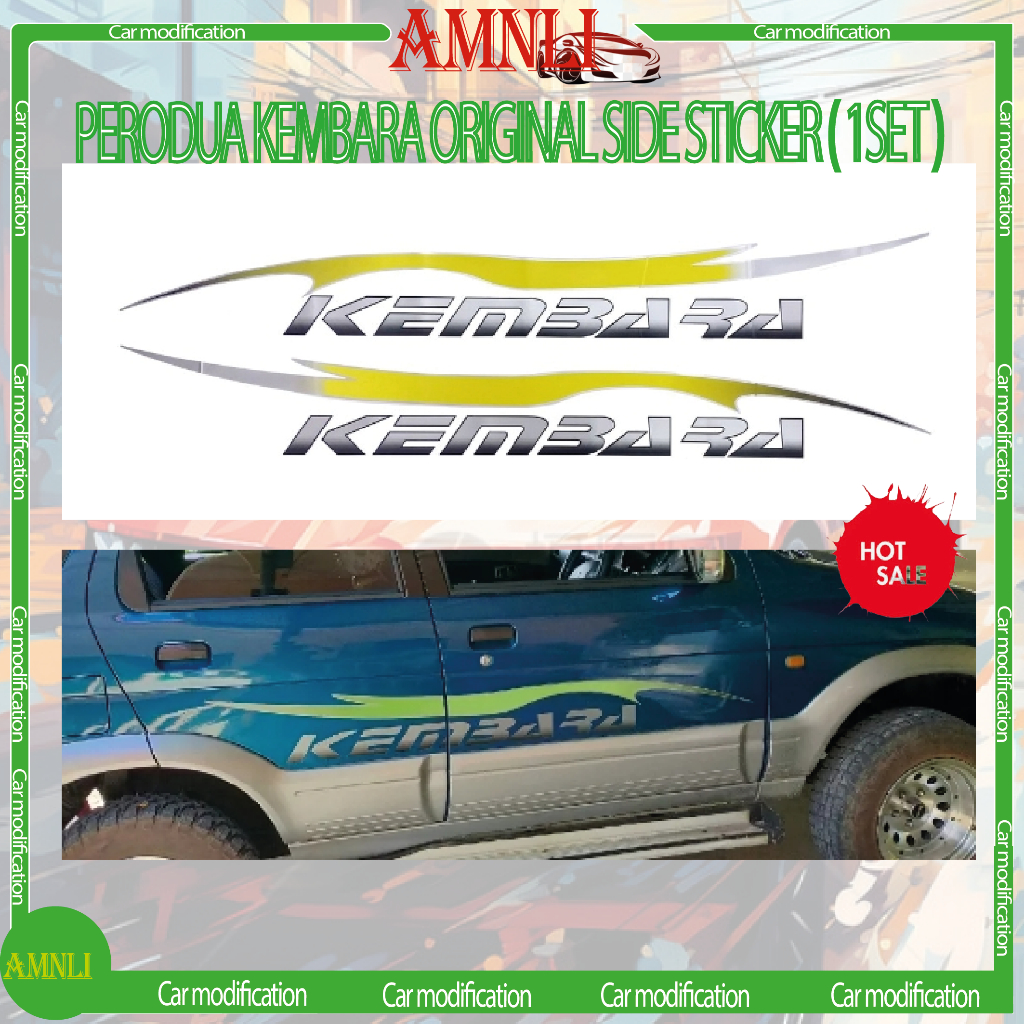 PERODUA KEMBARA ORIGINAL SIDE STICKER ( 1SET ) | Shopee Malaysia
