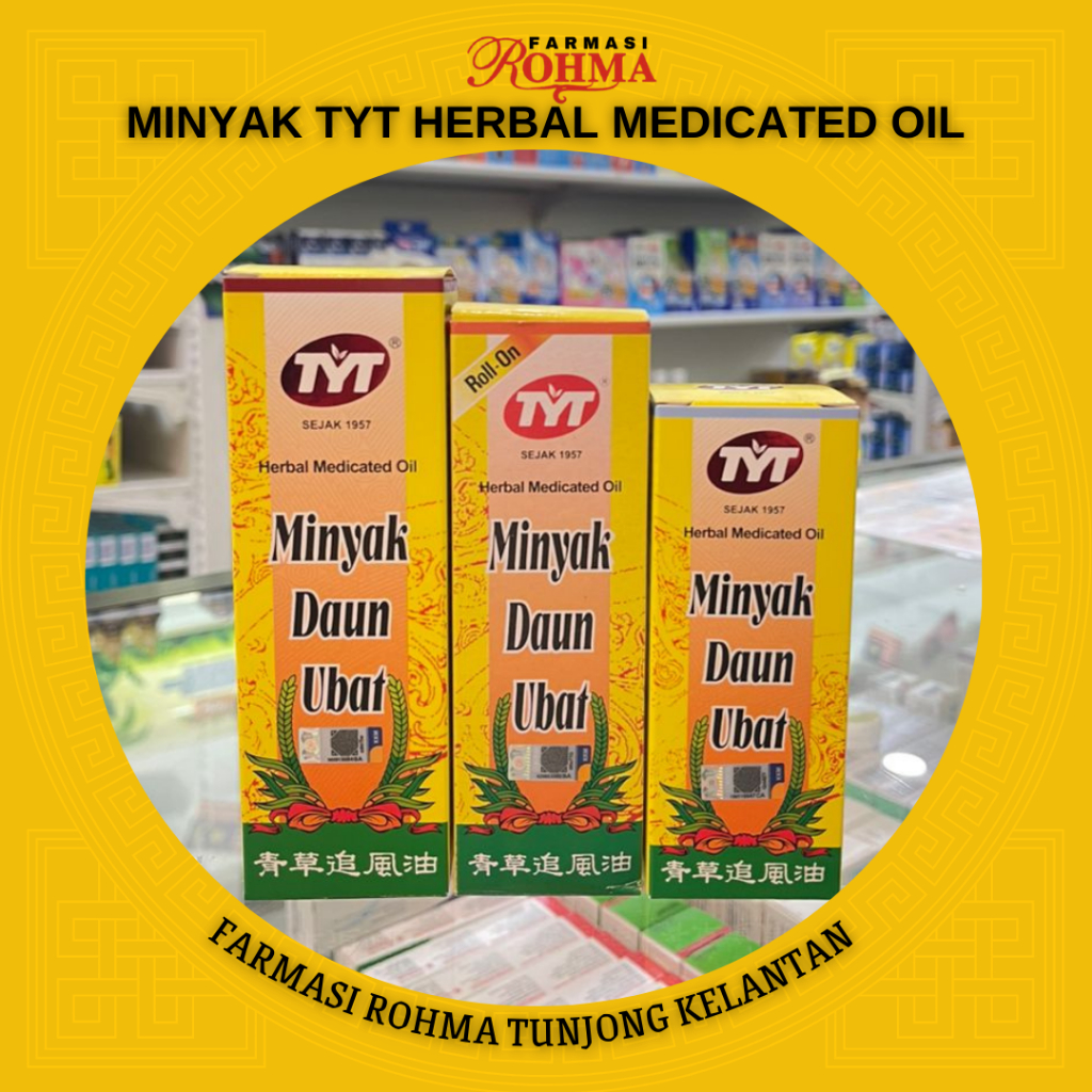 [🔥FARMASI ROHMA🔥] MINYAK TYT HERBAL MEDICATED OIL | Shopee Malaysia