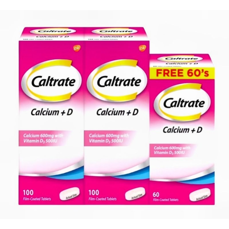 Caltrate Calcium + D 260 Tablets (09/2025) | Shopee Malaysia