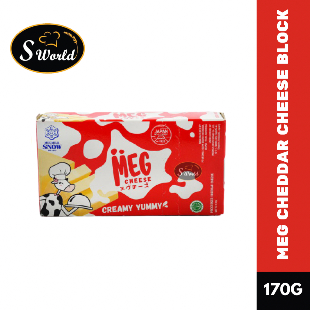 [READY STOCK] MEG Creamy Cheddar Cheese Block (RED) 170GM 🧀 /Keju ...