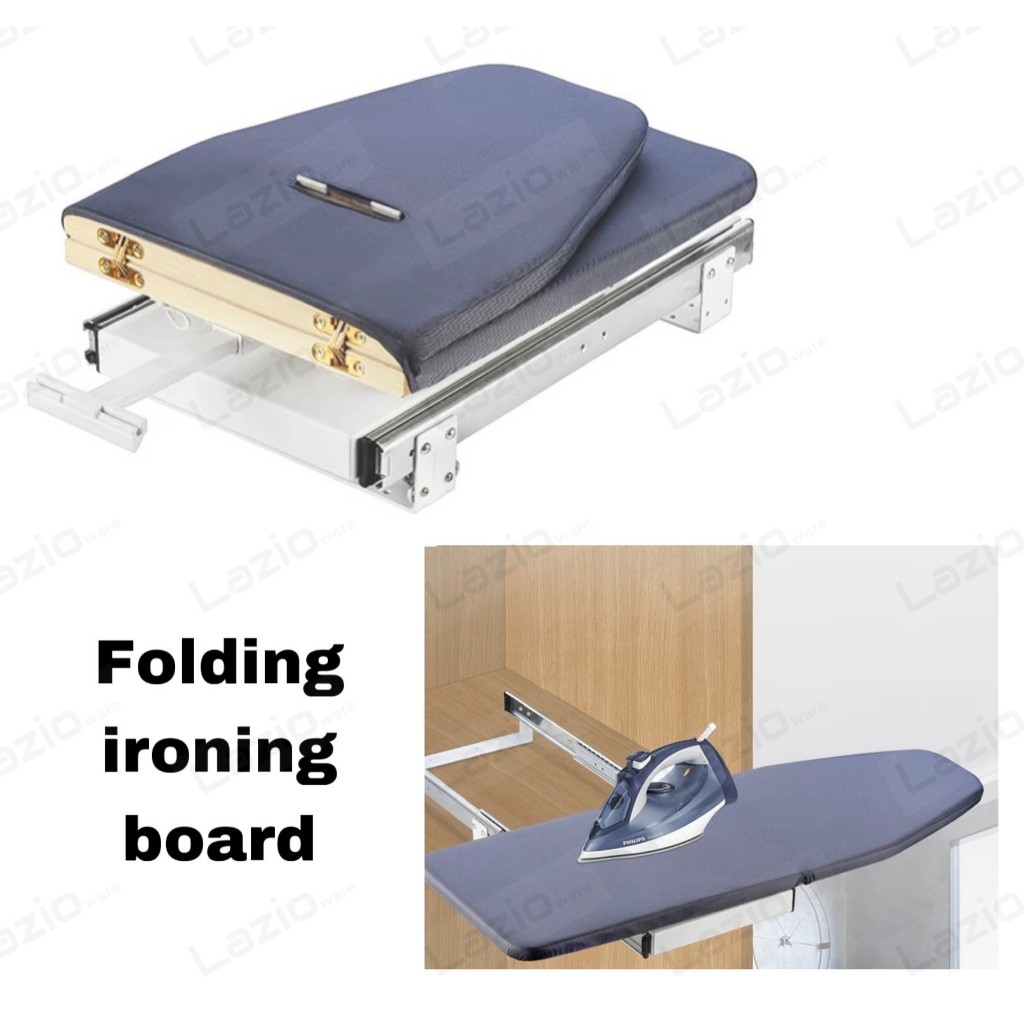 Pull out rotatable And foldable iron ironing board for wardrobe cabinet ...
