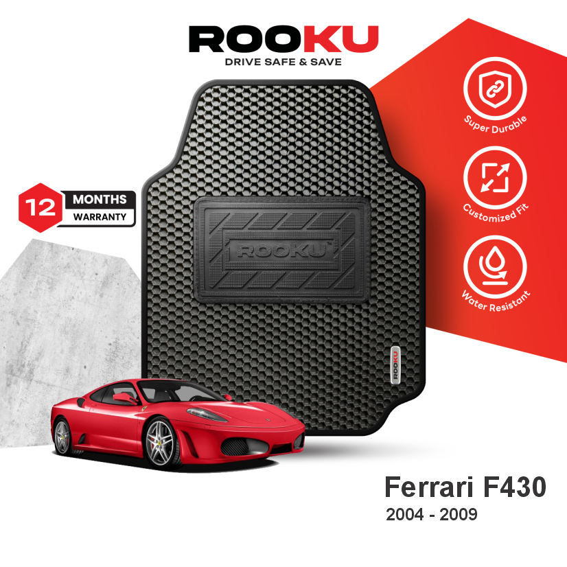 Rooku Ferrari F430 2004 - 2009 Car Mat | Shopee Malaysia