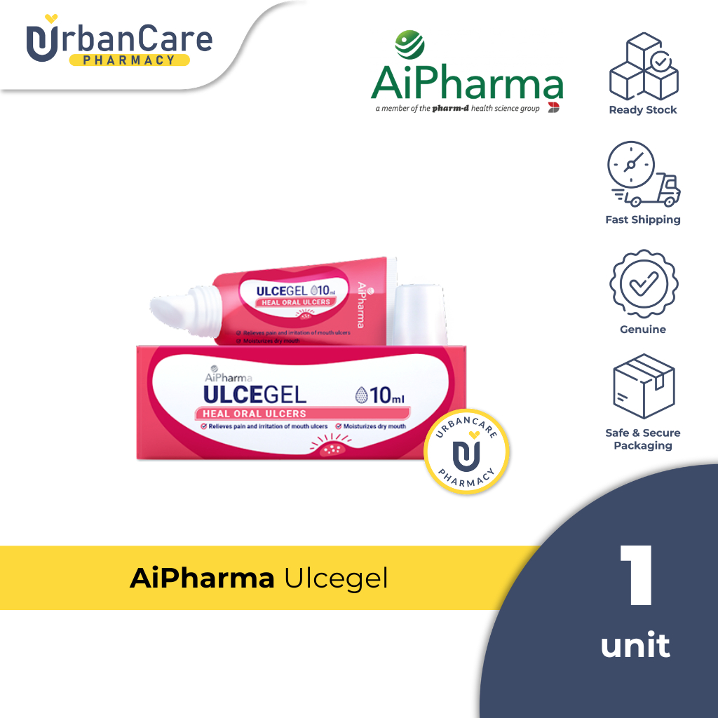 AiPharma Ulcegel 10ml mouth ulcer | Shopee Malaysia