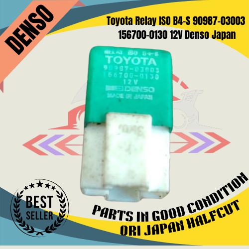 Toyota Relay ISO B4-S 90987-03003 156700-0130 12V Denso Japan | Shopee ...