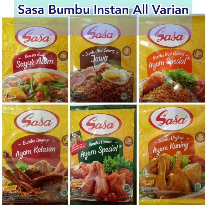Sasa Bumbu Nasi Goreng,Sayur Sop,Barbeque,dll | Shopee Malaysia