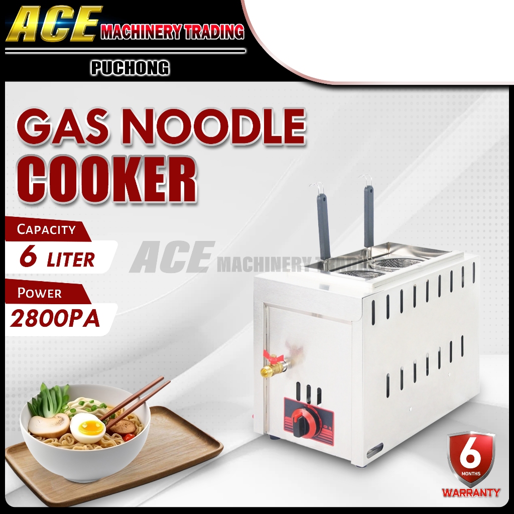 Commercial Desktop Gas Noodle Cooker Heavy Duty Business Use - GH02 ...