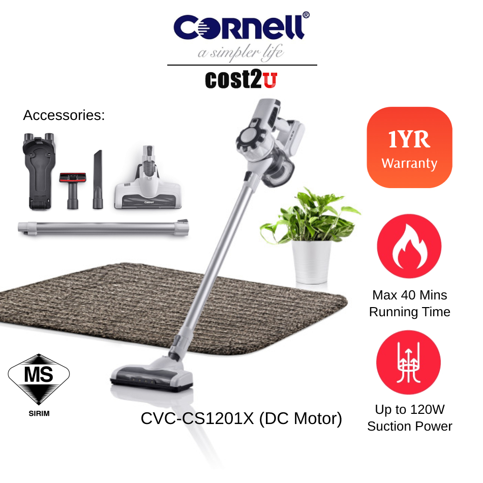 Cornell Cordless Stick Vacuum Cleaner & Handheld Vacuum Cleaner | CVC ...