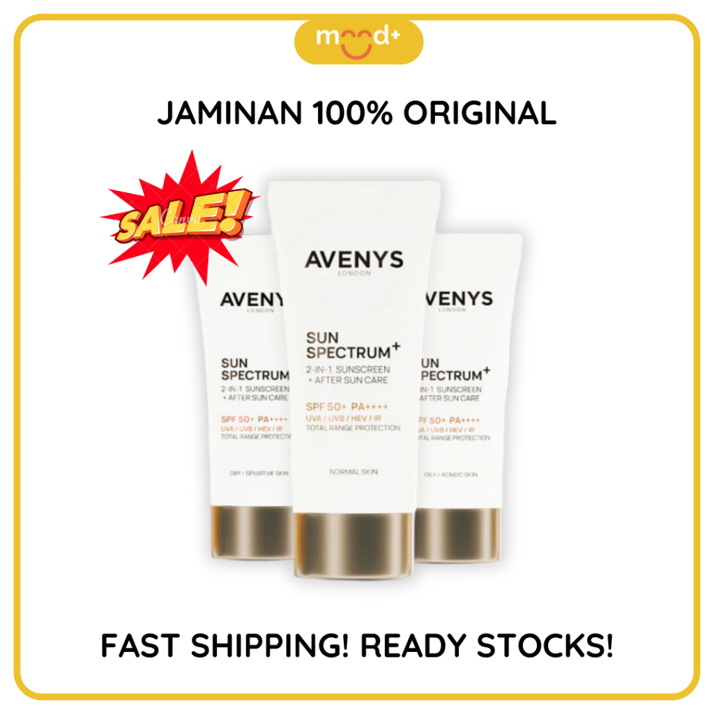 AVENYS NEW Sun Spectrum+ 2 In 1 Sunscreen + After Sun Care / Sunblock ...