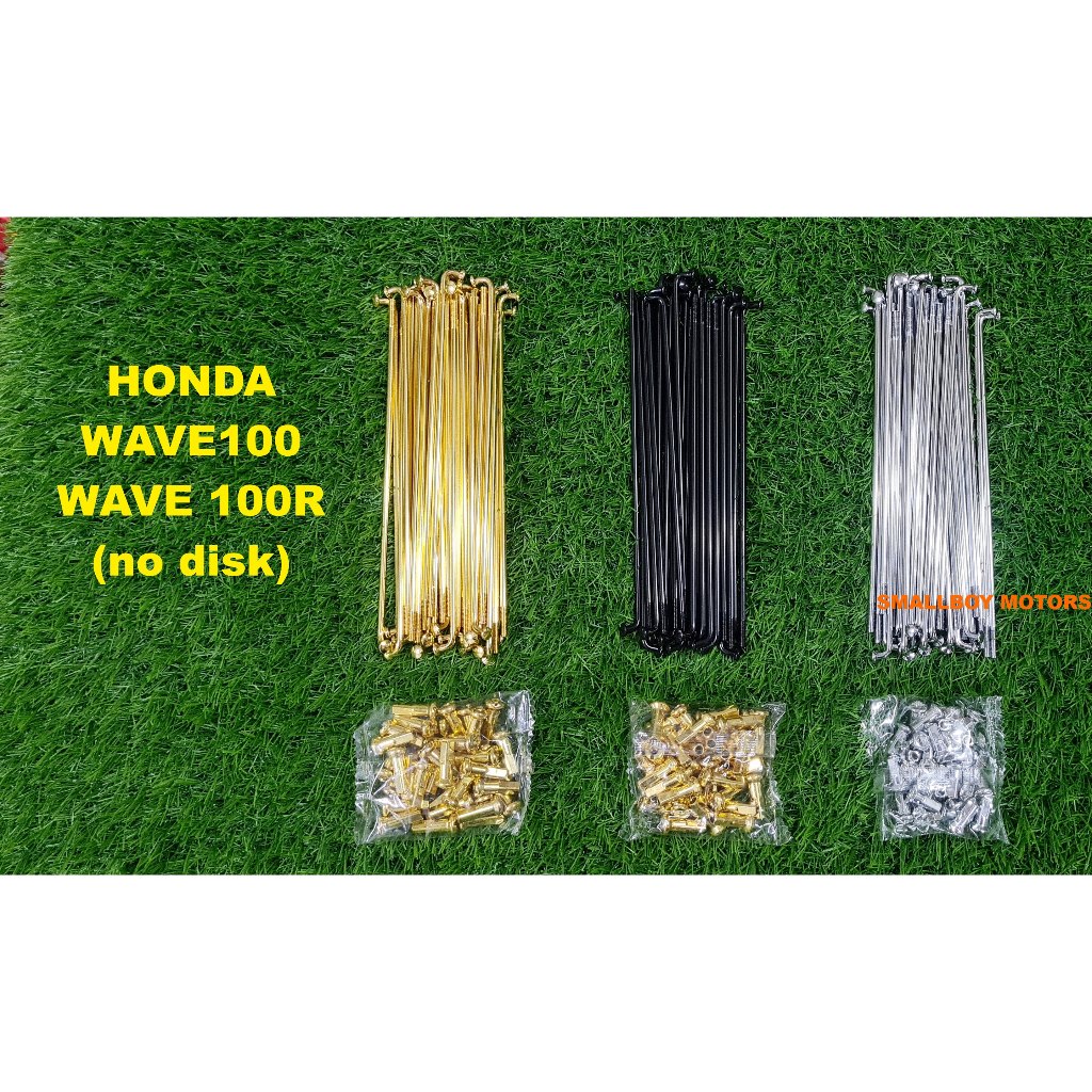 HONDA WAVE100 WAVE 100R 10x161-17 FRONT REAR SPOKES DRUM BRAKE NO DISK ...