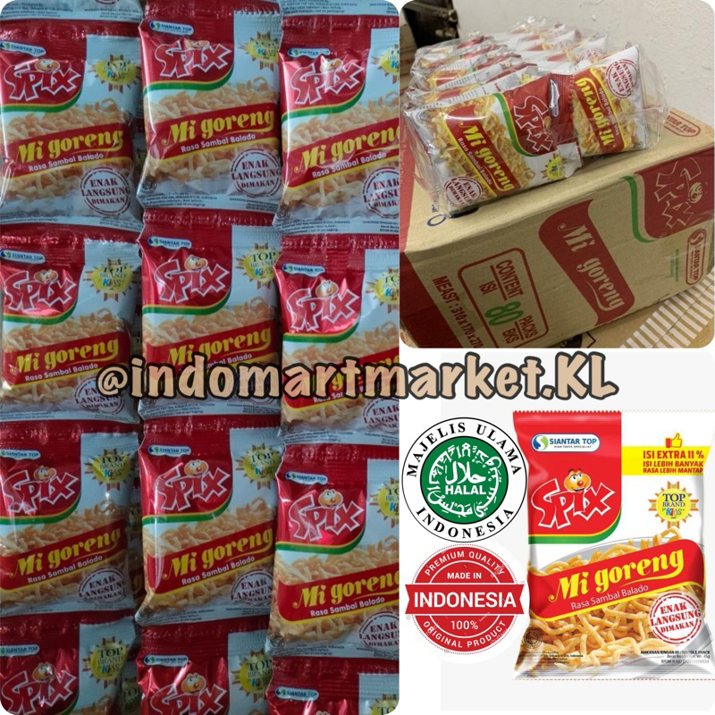 MIE GORENG SPIX BALADO [ 1CARTONX80RENTENG] | Shopee Malaysia