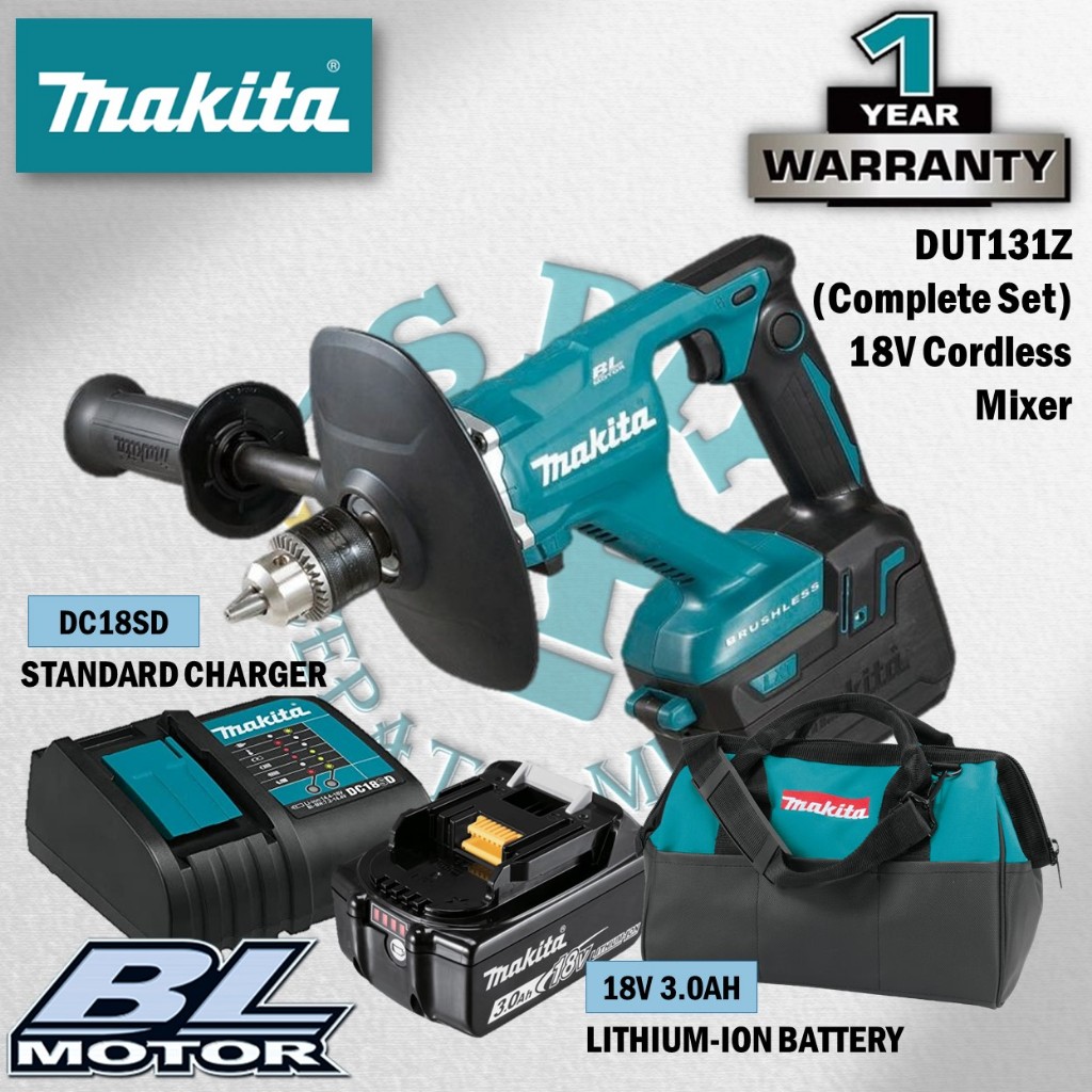MAKITA DUT131Z 18V Cordless Mixer ( With Mixer Head Set ) | Shopee Malaysia