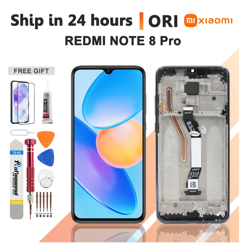 ORIGINAL LCD REDMI NOTE 8 PRO Replacement components for touch screen ...