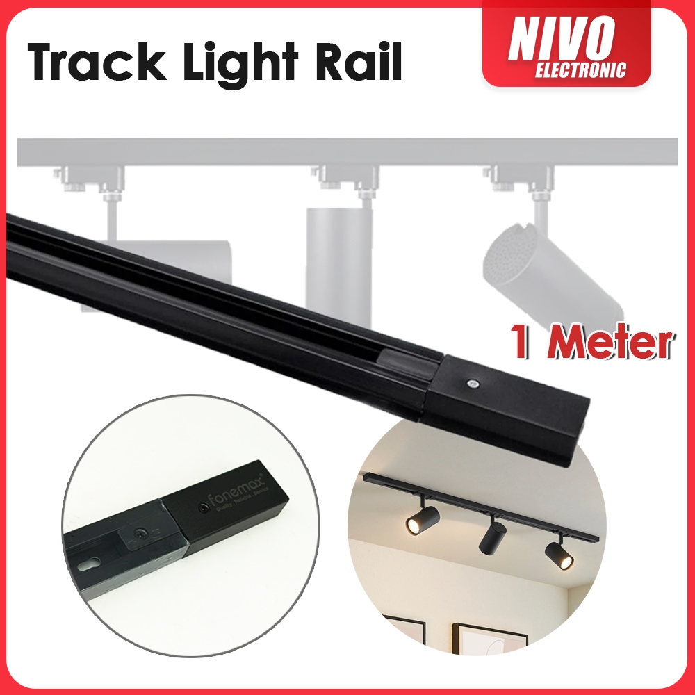 1 METER TRACK BAR RAIL TRACK LED TRACK LIGHT SPOTLIGHT CEILING LIGHT ...