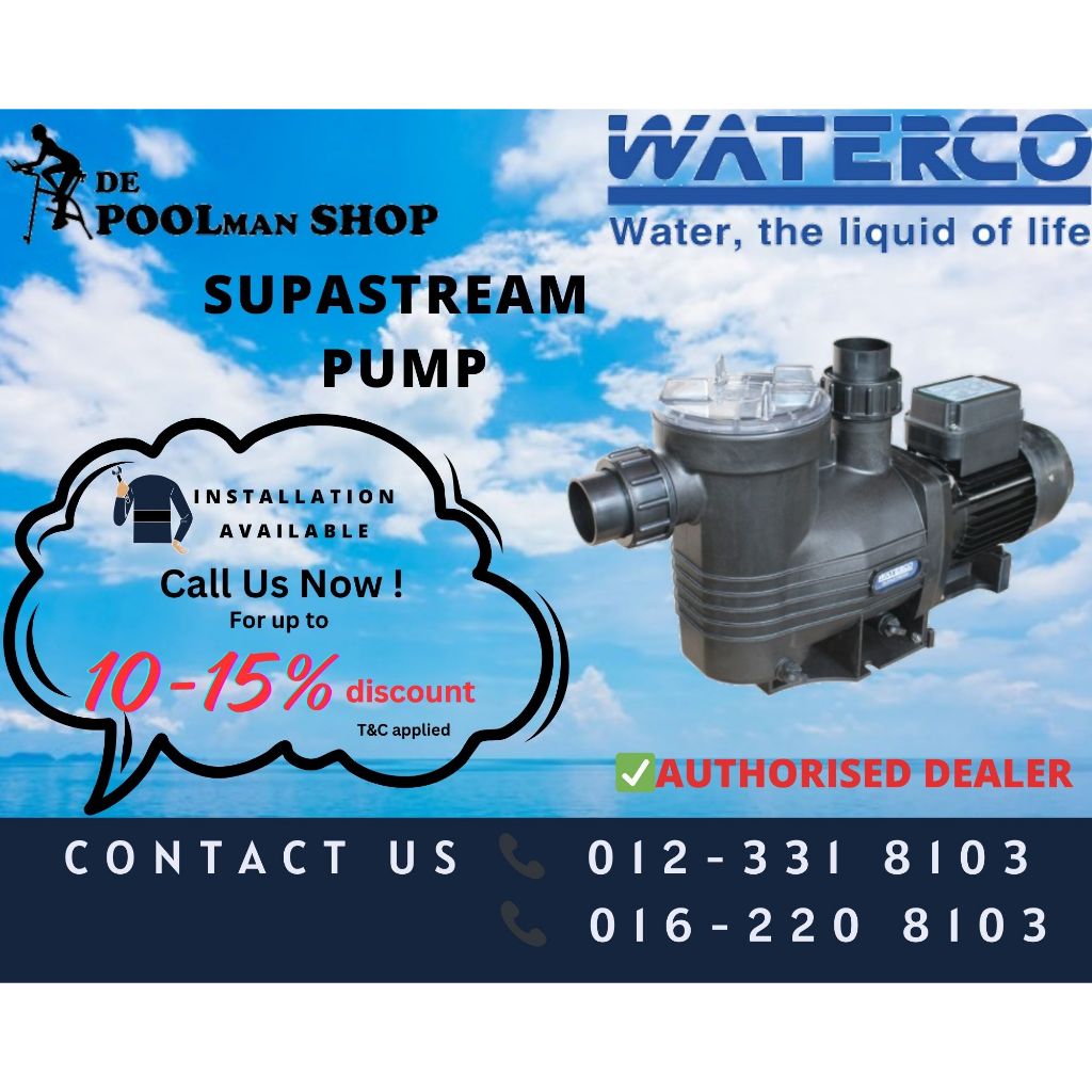Waterco Pool Pump SupaStream 150 (1.5hp) | Shopee Malaysia