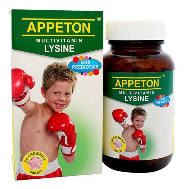 APPETON Multivitamin MV Lysine Chewable Tablet/SYRUP Improved Appetite ...