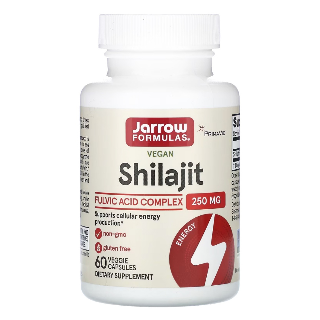 Shilajit Fulvic Acid Complex 250mg, 60 Veggie Caps - Energy Support ...