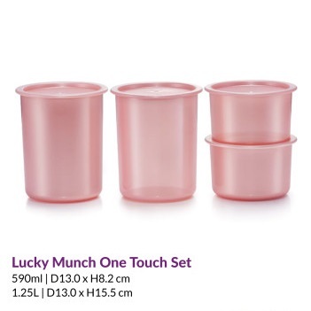 Tupperware One Touch Petalz/Royale Bloom/ Window/Garden Blooms/ Camellia - 600ml / 950ml / 1.25L ...