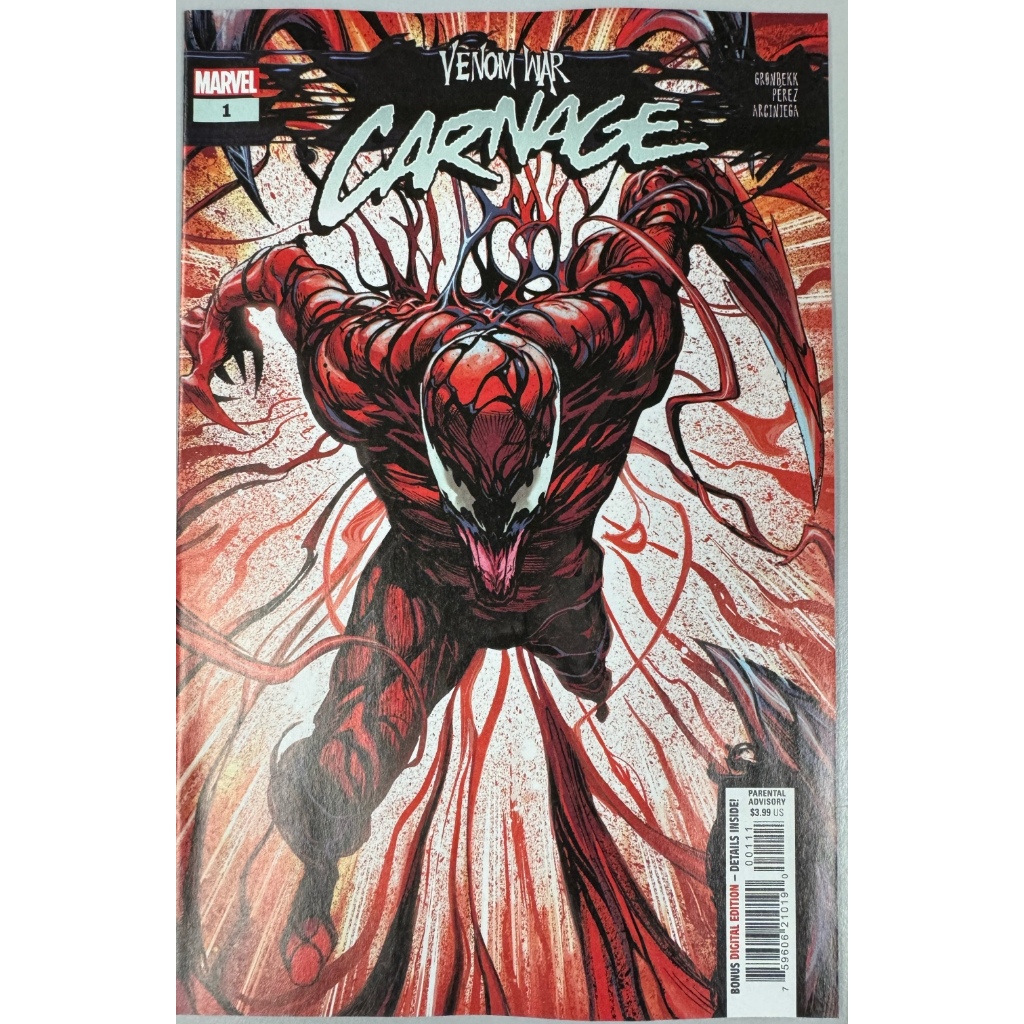 Venom War Carnage - COMPLETE SET- MARVEL COMICS - Comic Book - Original ...
