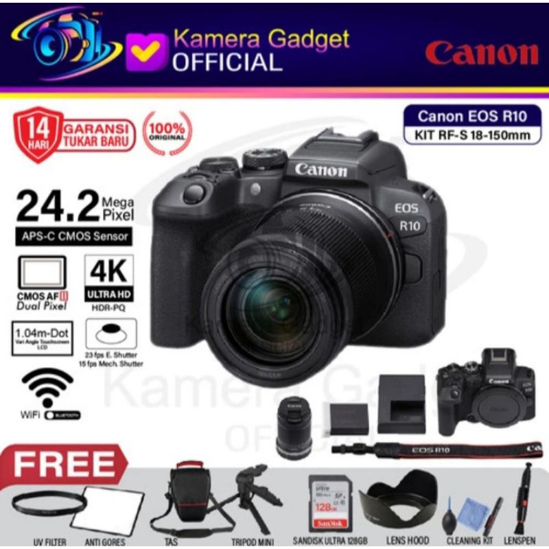 Canon EOS R10 Kit 18-150mm IS STM | Shopee Malaysia