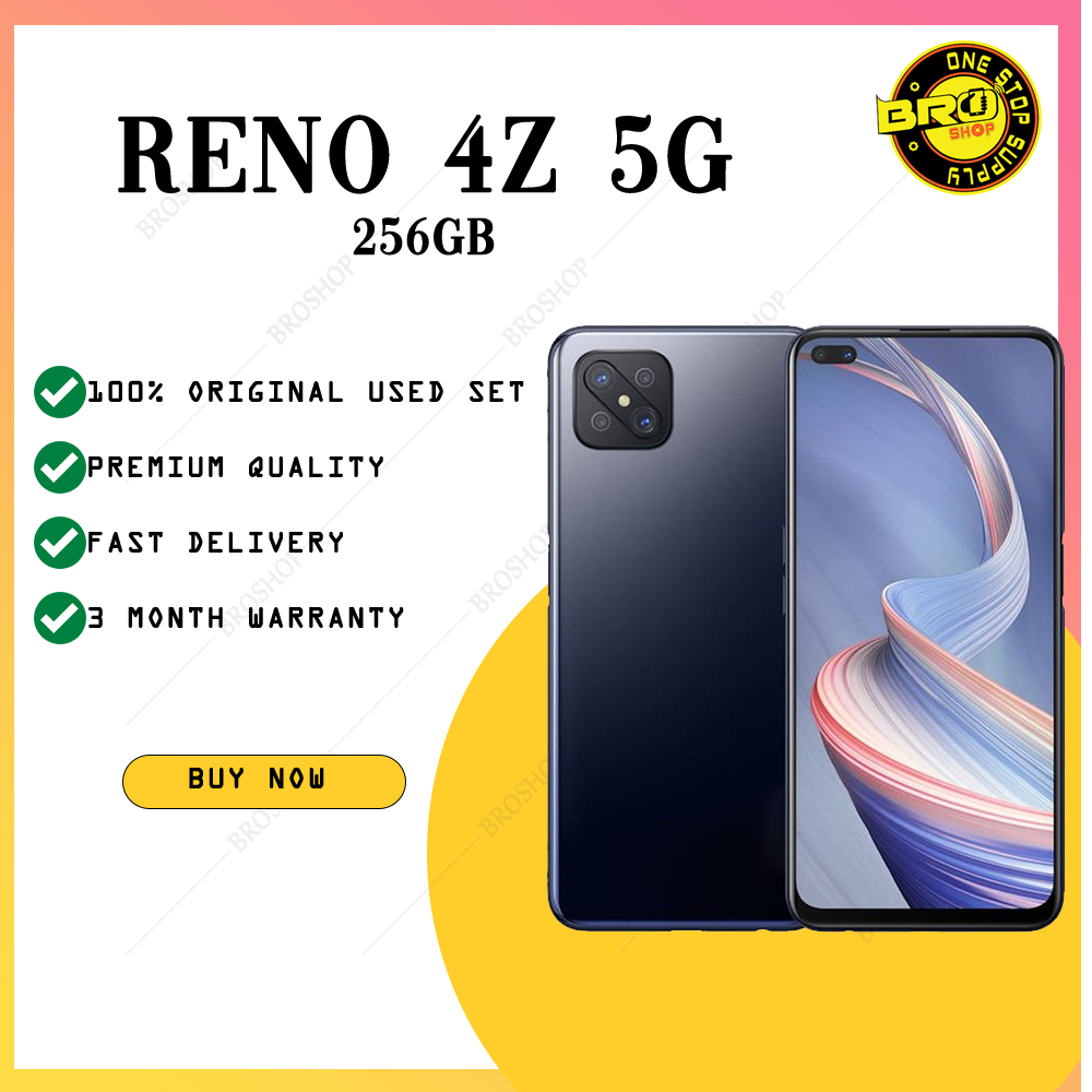 100% ORIGINAL Reno 4Z 5G 8GB + 256GB |12GB + 256GB ( 2nd Phone Secondhand Used Terpakai ...