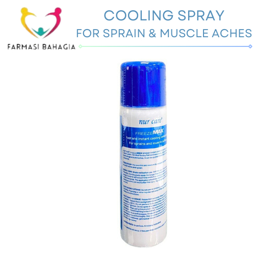 [ Exp 8/2027 ] NUR CARE FREEZE MAX SPRAY 100ML - Fast & Cooling Spray ...