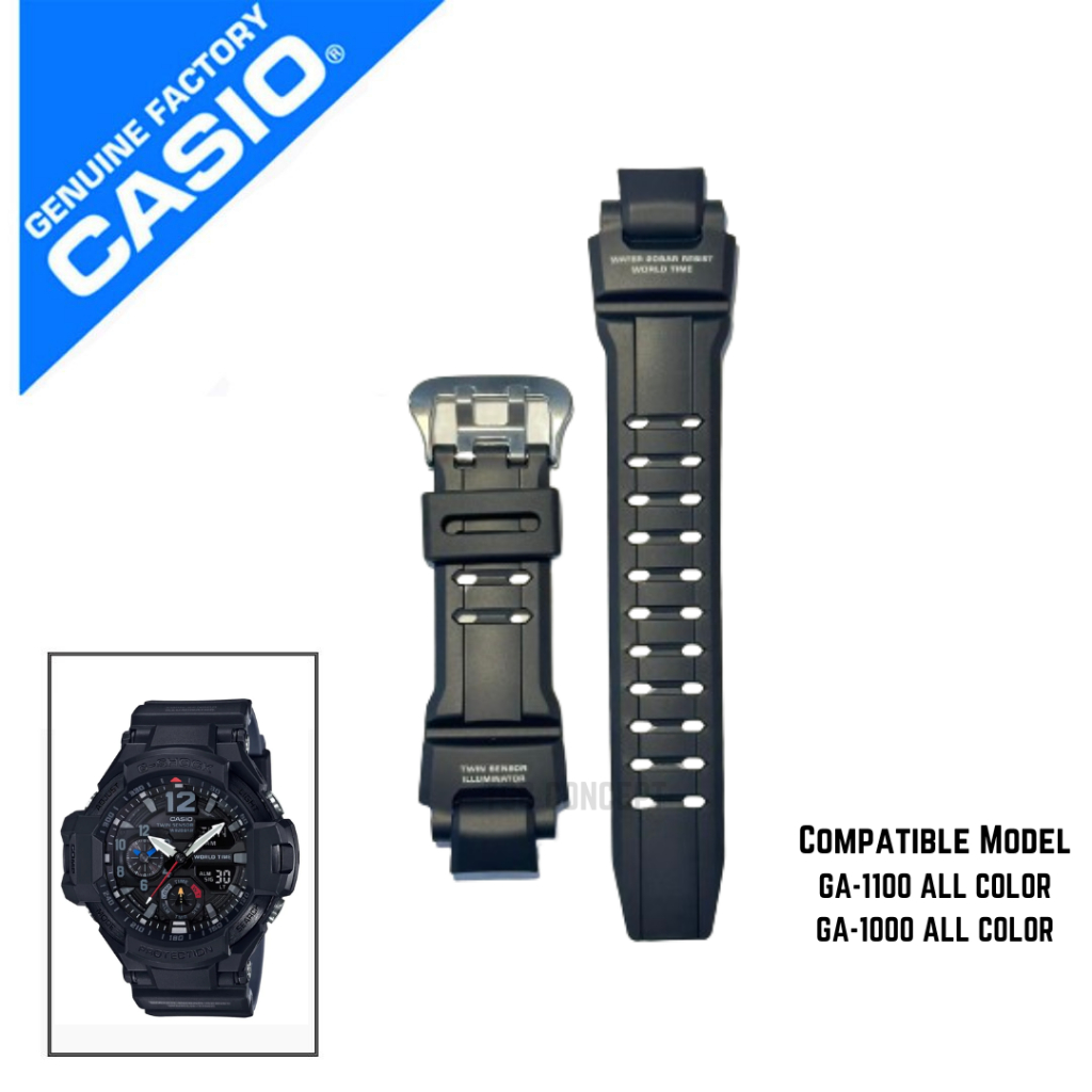G-SHOCK Band Strap Part Replacement GA-1100-1 GA1100 GA-1000 GA1000 ...