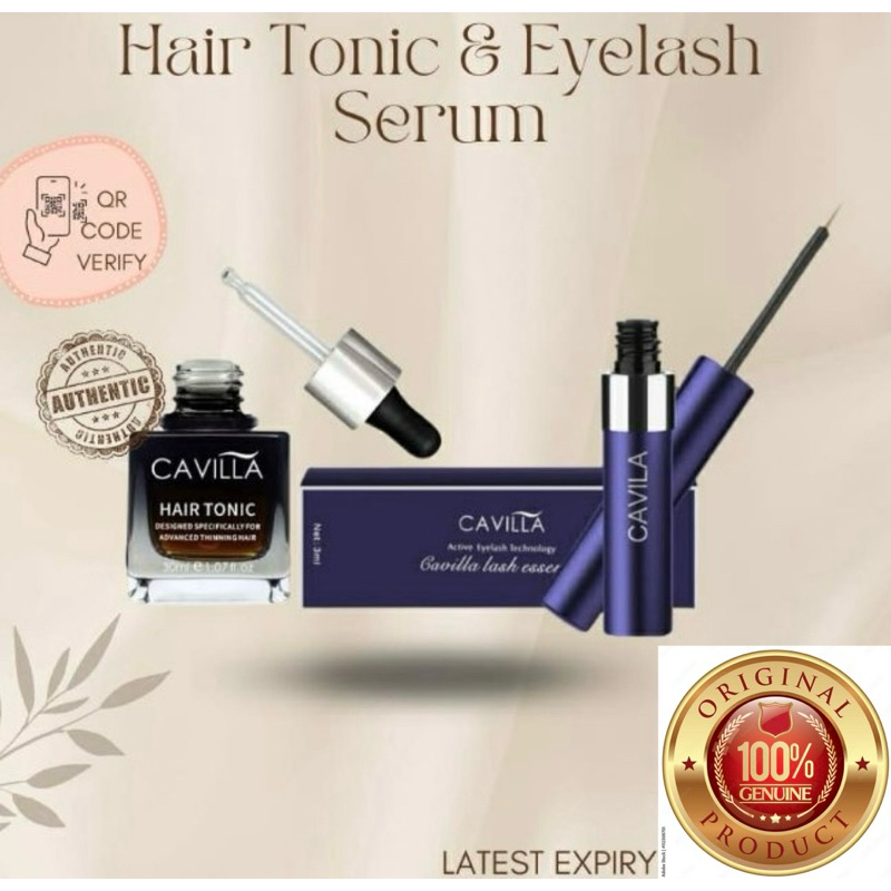🔥NEW🔥Cavilla Eye lash serum 3ML Cavilla睫毛增长液 Cavilla Hair Tonic ...