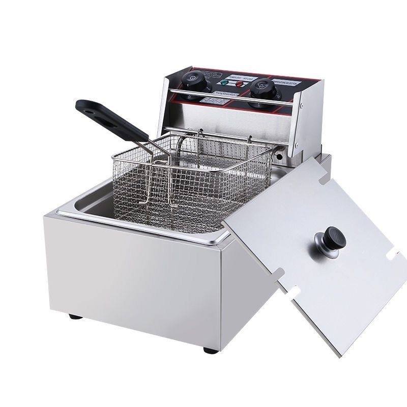 8L Single Electric Single Tank Fryer WITH TIMER | Shopee Malaysia
