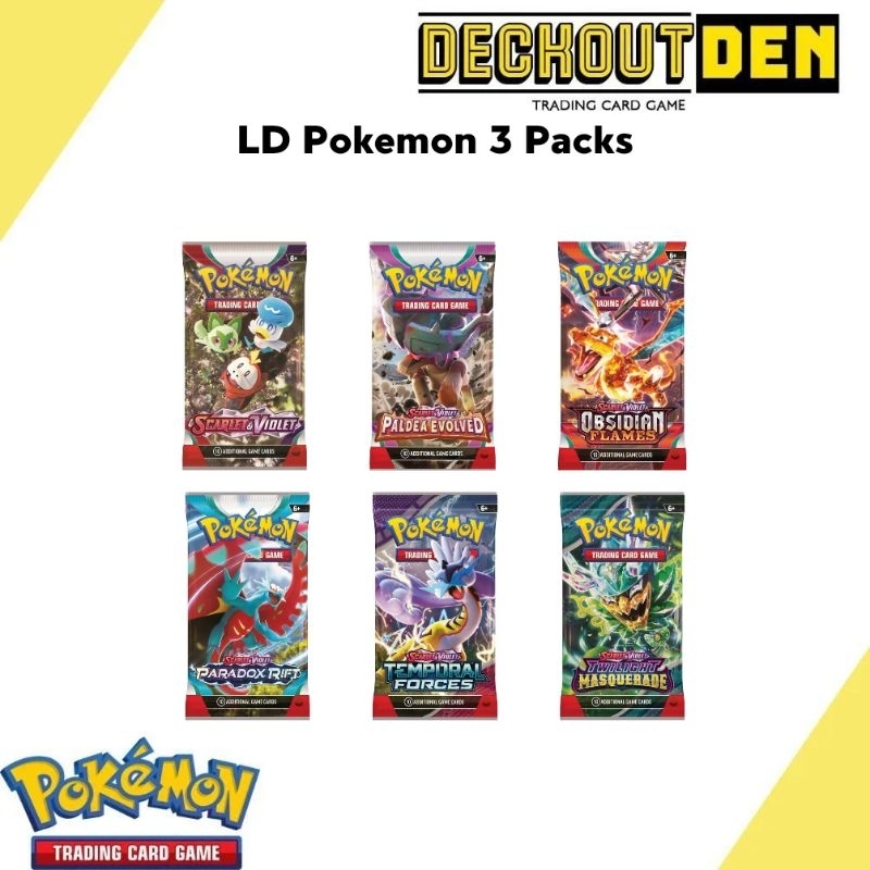 [ LIVE RIP ] Pokemon TCG 3 Packs LD 150 Entry | Shopee Malaysia