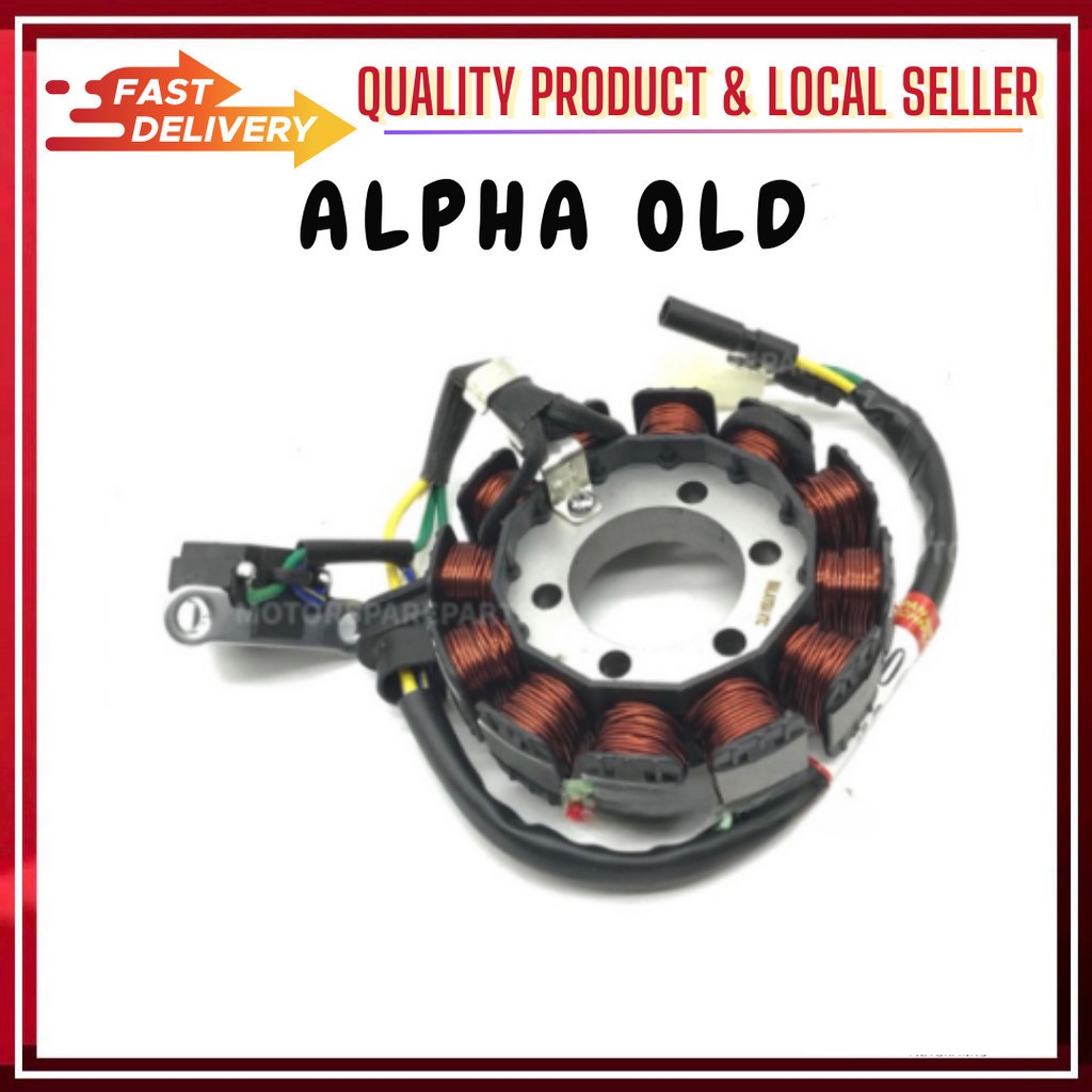 WAVE110 CX ALPHA V1 Old Fuel Coil Flywheel Coil Stator Coil Magnet COIL ...