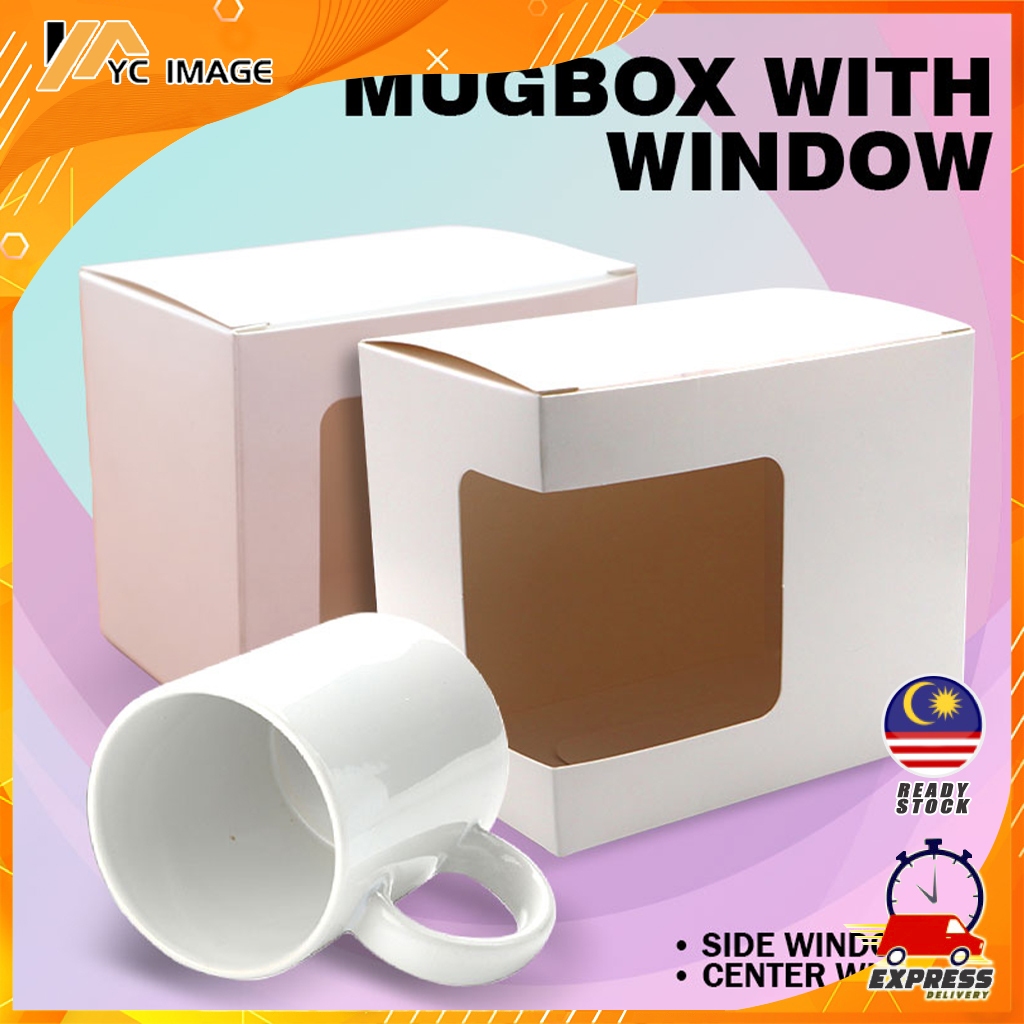 CUYI Center Window Mug Box or Side Window Mug Box | Shopee Malaysia