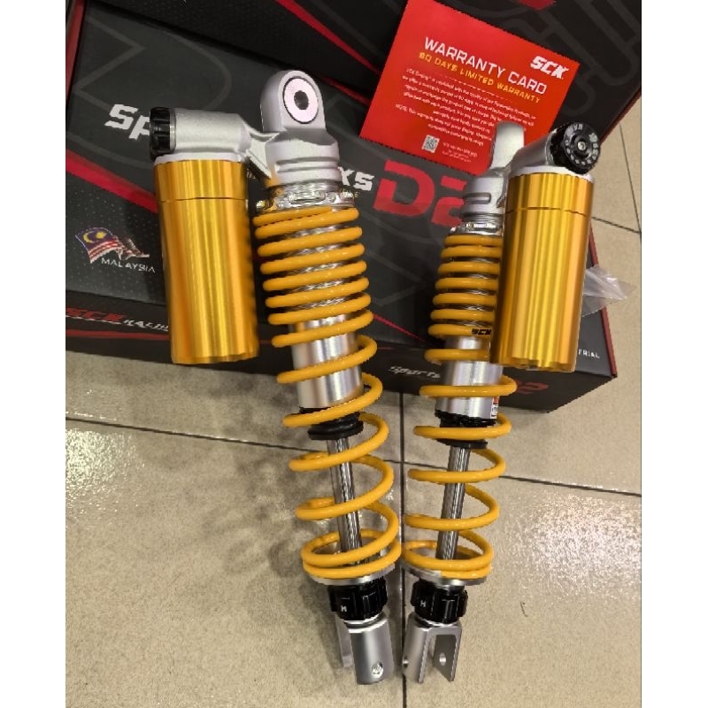 SCK RACING XMAX X-MAX 250 V1 V2 DOUBLE DAMPING ADJUSTER D2 350MM ...