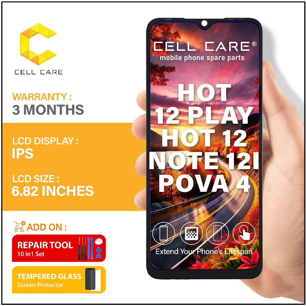 Lcd For Infinix Hot 12 Play X6816 / Infinix Hot 12 X6817 / Infinix Note ...