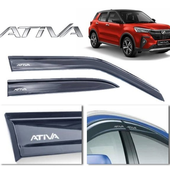 AMAZING PERODUA ATIVA 4PCS CAR AIR PRESS HIGH QUALITY WINDOW DOOR VISOR ...