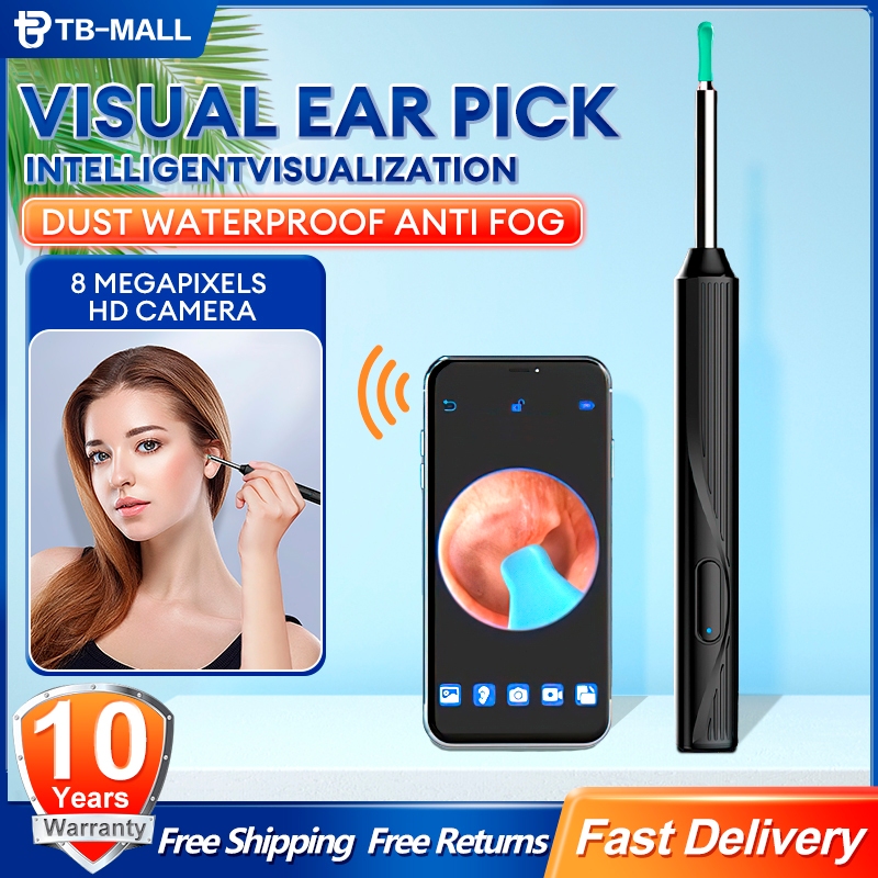 Earpick With Camera For Baby Adult Ear Cleaner Ear Wax Cleaner Picker ...